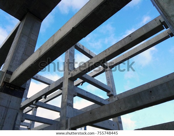 Precast Concrete Structures Piperack Stock Photo (Edit Now) 755748445