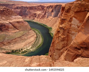 Famous Horseshoe Canyon Formation Near Page Stock Photo 576694774 ...