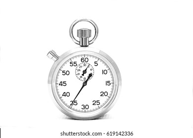 Precision Timer On White Background Stock Photo 619142336 | Shutterstock