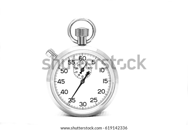 Precision Timer On White Background Stock Photo 619142336 | Shutterstock