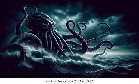 Realistic Kraken AI-generated image 2440452423 | Shutterstock