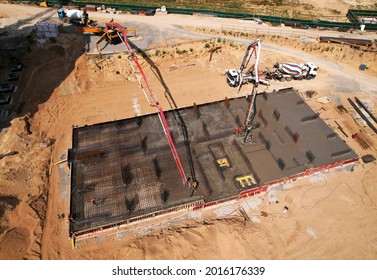 Preparing Formwork First Floor Slab Construction Stock Photo 2016176339 ...