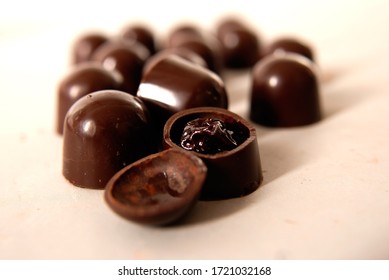 248 Different chocolate forms isolated Stock Photos, Images ...