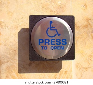 Push Button Handicap Door Opener 스톡 사진 288150479 | Shutterstock