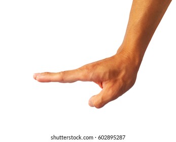Hand Reaches Down Push Something库存照片643079512 | Shutterstock