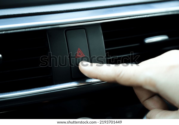 Presses Emergency Stop Button Car Stock Photo 2193701449 | Shutterstock