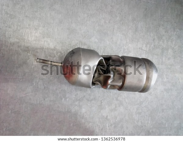 Pressure Crushed Titanium Float Level Measurement Stock Photo ...