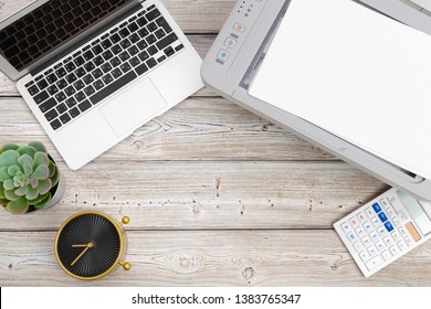 1.653 afbeeldingen voor Printer table top view: afbeeldingen, stockfoto ...