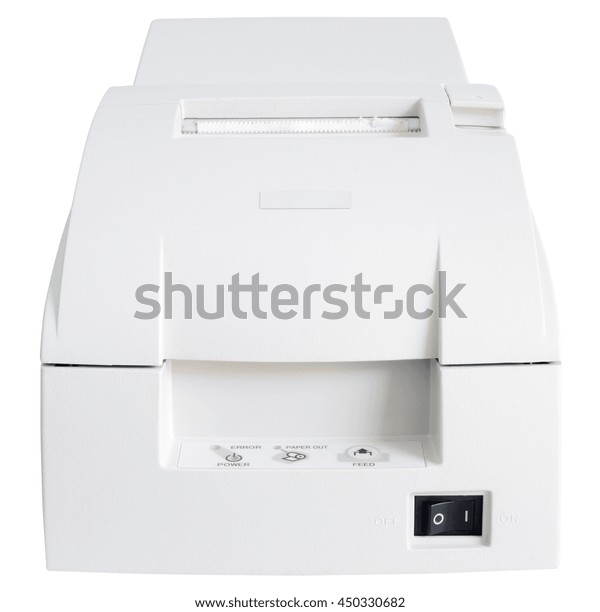 Printer Front View Isolated On White Stock Photo 450330682 | Shutterstock