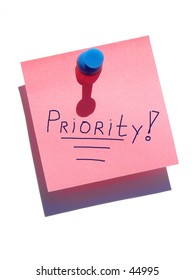 Priority Note On White Background Stock Photo 44995 | Shutterstock
