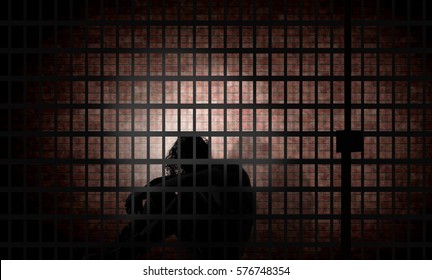 Prisoner behind bars Stock Photos, Images & Photography | Shutterstock