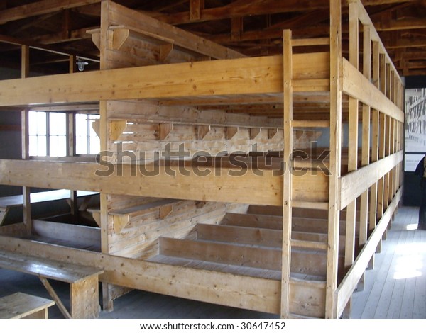 Prisoner Bunks Concentration Camp Barracks Dachau Stock Photo (Edit Now ...