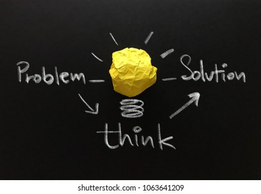 Problem Solutions Think Process Concept Idea Stock Photo 1063641209 ...