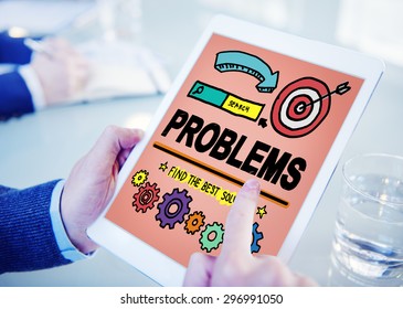 Problems Trouble Difficulty Failure Challenge Concept Stock Photo ...