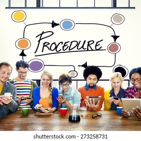 Procedure Method Strategy Process Step Concept Stock Photo 273258731 ...