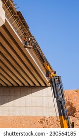 Process Bridge Construction Pass Through Motorways Stock Photo ...