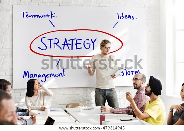 Process Business Strategy Management Solution Teamwork Stock Photo ...