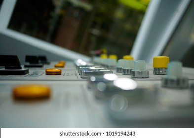 Process Control Panel Buttons Indicators Switches Stock Photo ...