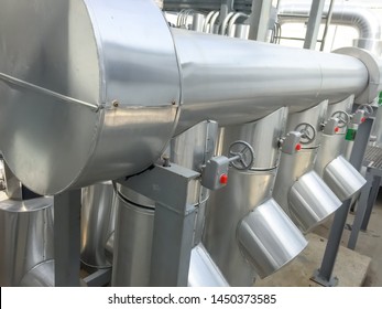 Process Cooling System Stainless Pipe Line Stock Photo 1450373585 ...
