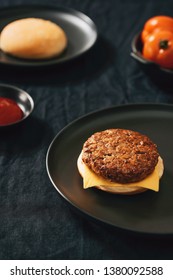 Process Making Burger Step By Step Stock Photo 1380092588 | Shutterstock