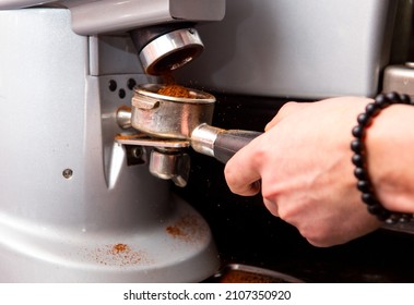 Process Making Ground Coffee Stock Photo 2107350920 | Shutterstock