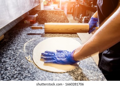 Process Making Pizza Hands Chef Baker Stock Photo 1660281706 | Shutterstock
