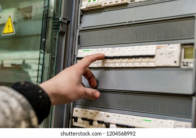 Process Switching Off Electrical Voltage Help Stock Photo 1204568992 ...