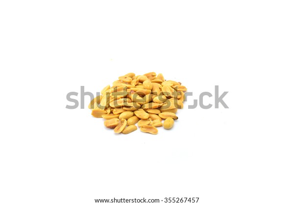 Processed Peanuts Isolated On White Background Stock Photo 355267457 ...