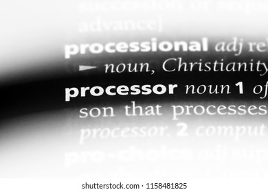 Processor Word Dictionary Processor Concept Stock Photo 1158481825 ...