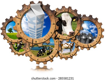 1,113 Gear Cow Images, Stock Photos & Vectors | Shutterstock
