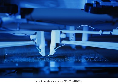 Production Testing Microcircuits Checking Chip Damage Stock Photo ...