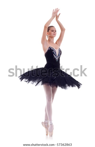Professional Ballet Dancer Isolated Studio Over Stock Photo 57362863 ...