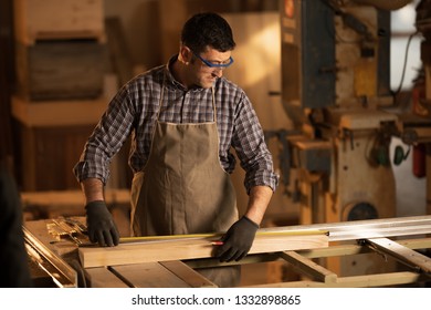 Professional Carpenter Work His Workshop Stock Photo 1332898841 ...