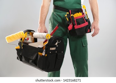 Professional Construction Worker Set Tools On Stock Photo 1423168271 ...