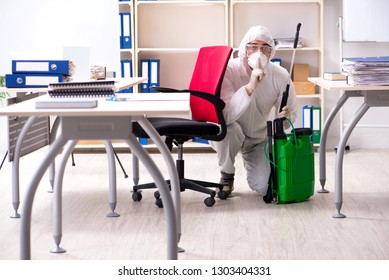 Professional Contractor Doing Pest Control Office Stock Photo (Edit Now ...