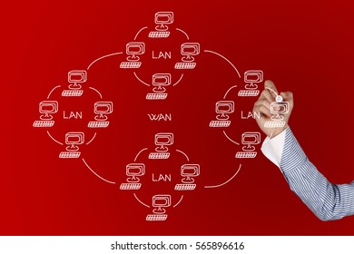 152 Wan network diagram Images, Stock Photos & Vectors | Shutterstock