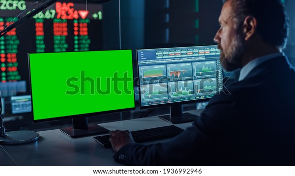 Professional Financial Data Analysts Working On Stock Photo (Edit Now ...