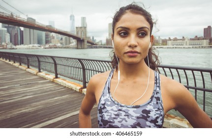 Professional Runner Dramatic Portrait Concept About Stock Photo ...