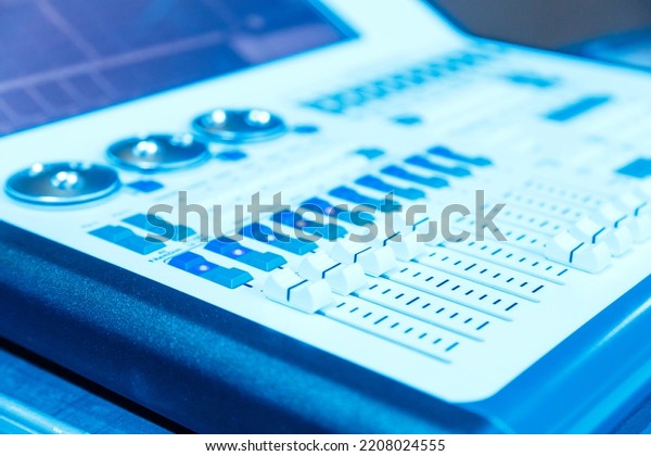 Professional Stage Lighting Control Panel Keys Stock Photo 2208024555 ...