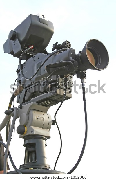 Professional Tv Camera Stock Photo (Edit Now) 1852088