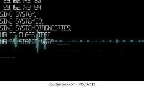 Program Code On Monitor Computer Code Stock Photo 735707611 | Shutterstock