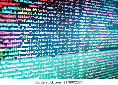 Programmer Developer Screen Abstract Technology Background Stock Photo ...