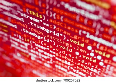 Coding Programming Source Code Screen Colorful Stock Photo 252413158 | Shutterstock