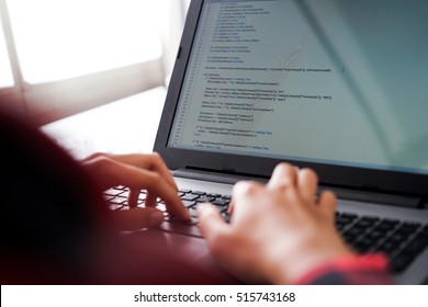 Programmer Typing New Lines Html Code Stock Photo 530213335 | Shutterstock