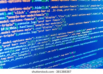 Programmer Workplace Technology Background Writing Programming Stock ...