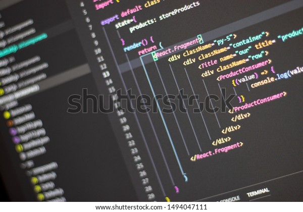 Programming Language On Black Screen Background Stock Photo (Edit Now ... Programming Language On Black Screen Background Stock Photo (Edit Now ...
