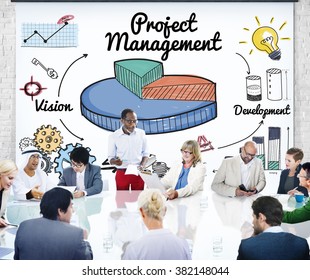 Project Management Ideas Development Graph Concept Stock Photo ...