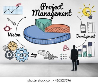 Project Management Ideas Development Graph Concept Stock Photo ...