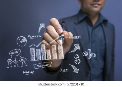 Project Management Ideas Development Graph Concept Stock Photo (Edit ...