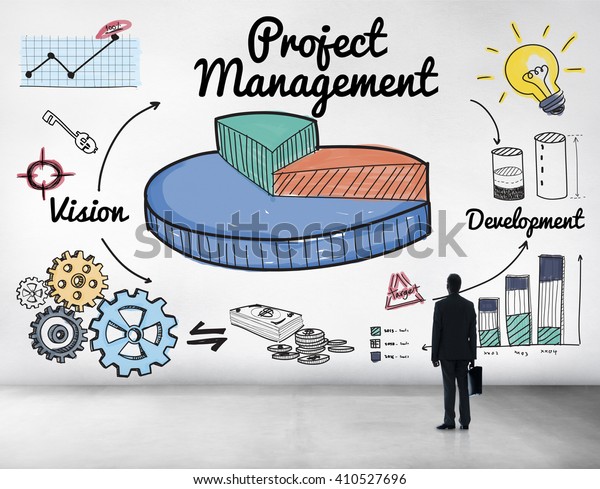 Project Management Ideas Development Graph Concept : photo de stock ...